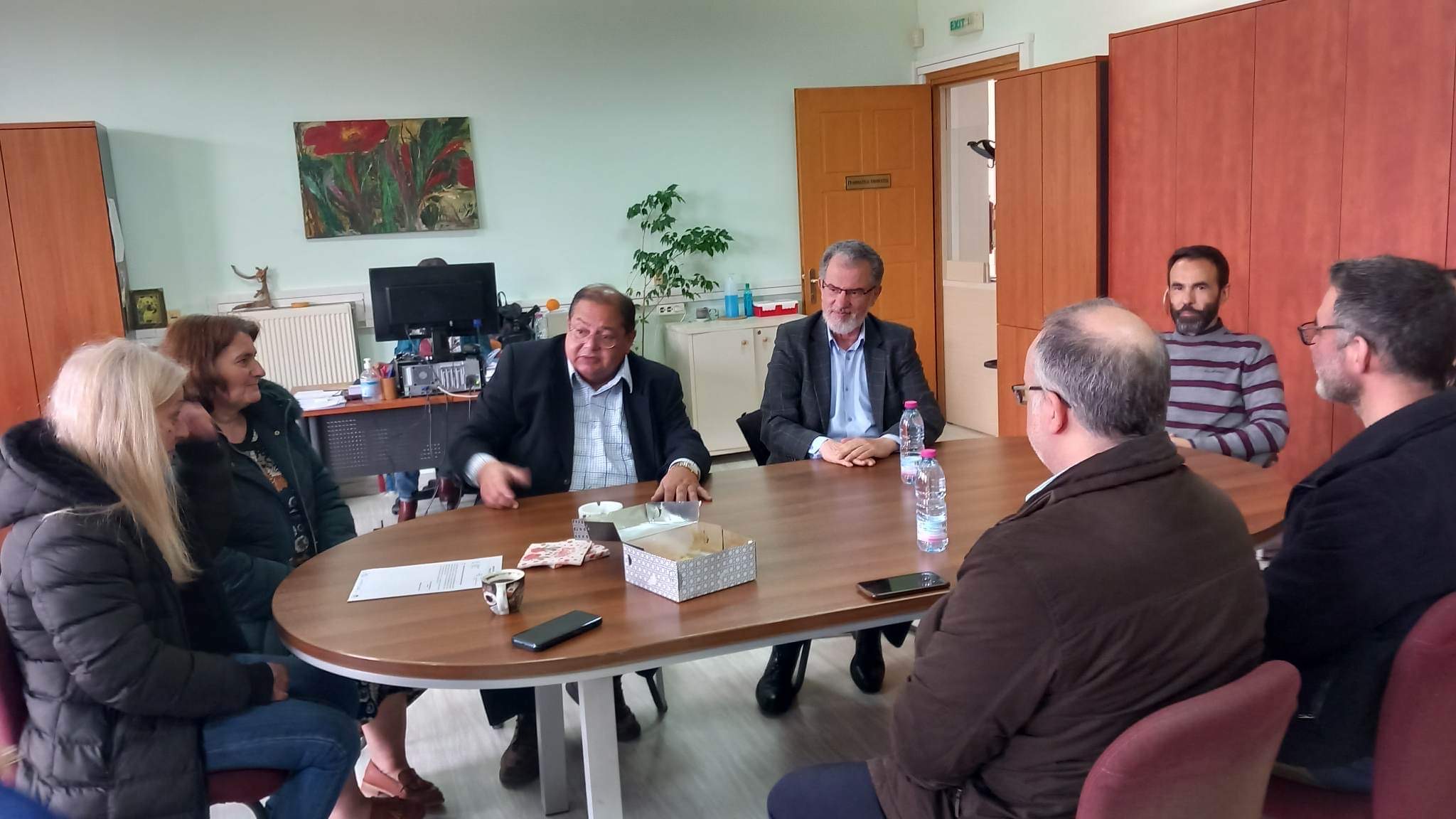 Επίσκεψη Χρήστου Γκόκα στο Τμήμα Γεωπονίας, της Σχολής Γεωπονίας του ...